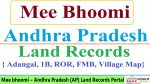 Mee Bhoomi: Search Adangal, 1B, ROR | AP Land Records Check