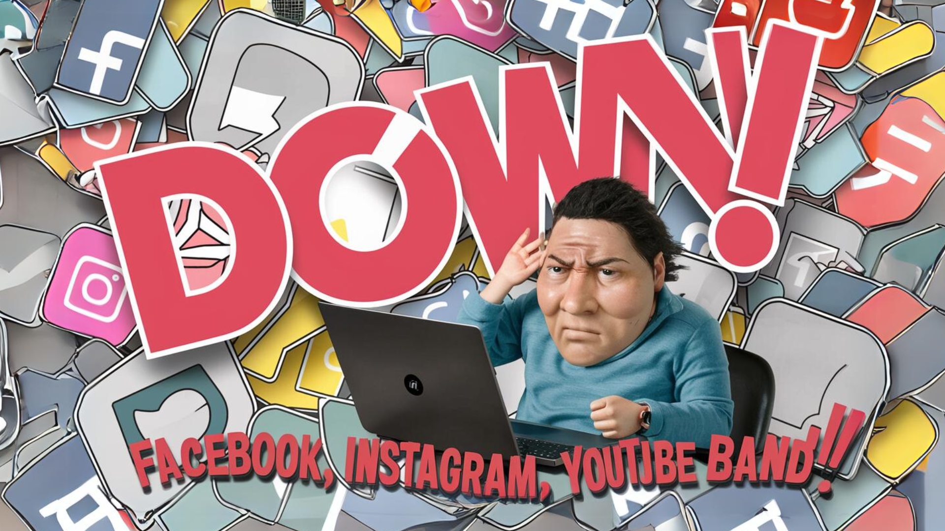 Facebook, Instagram, Youtube Server Down हो गया बंद? , जाने कारण?