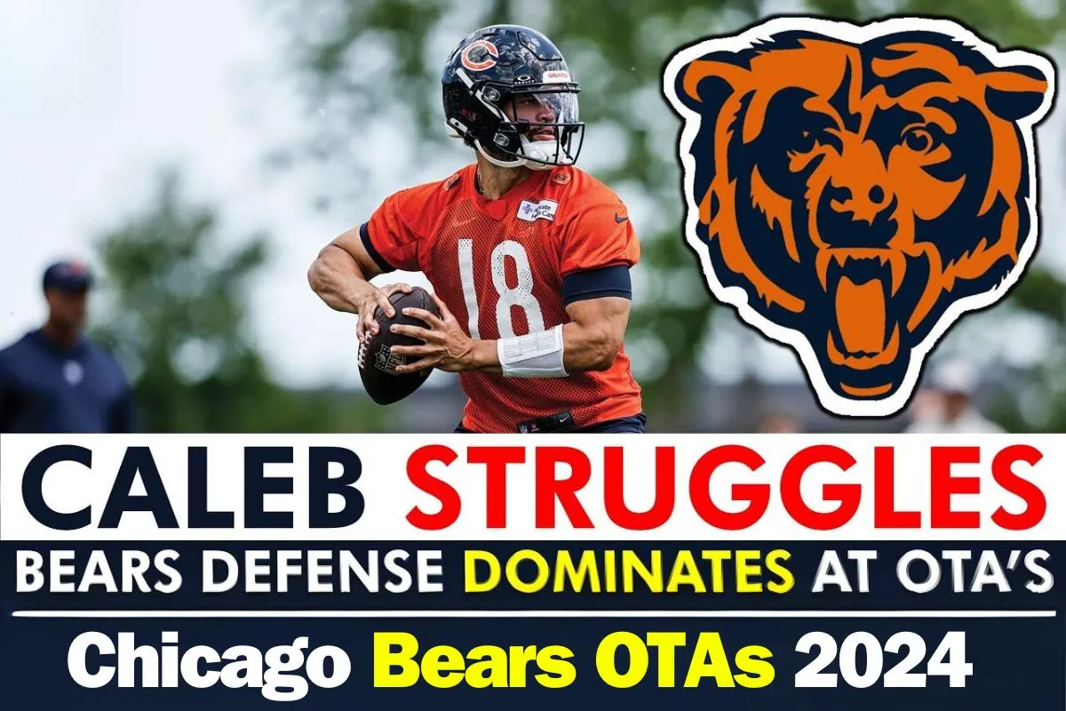 Chicago Bears OTAs 2024: Caleb Williams' Learning Curve & a Dominant ...
