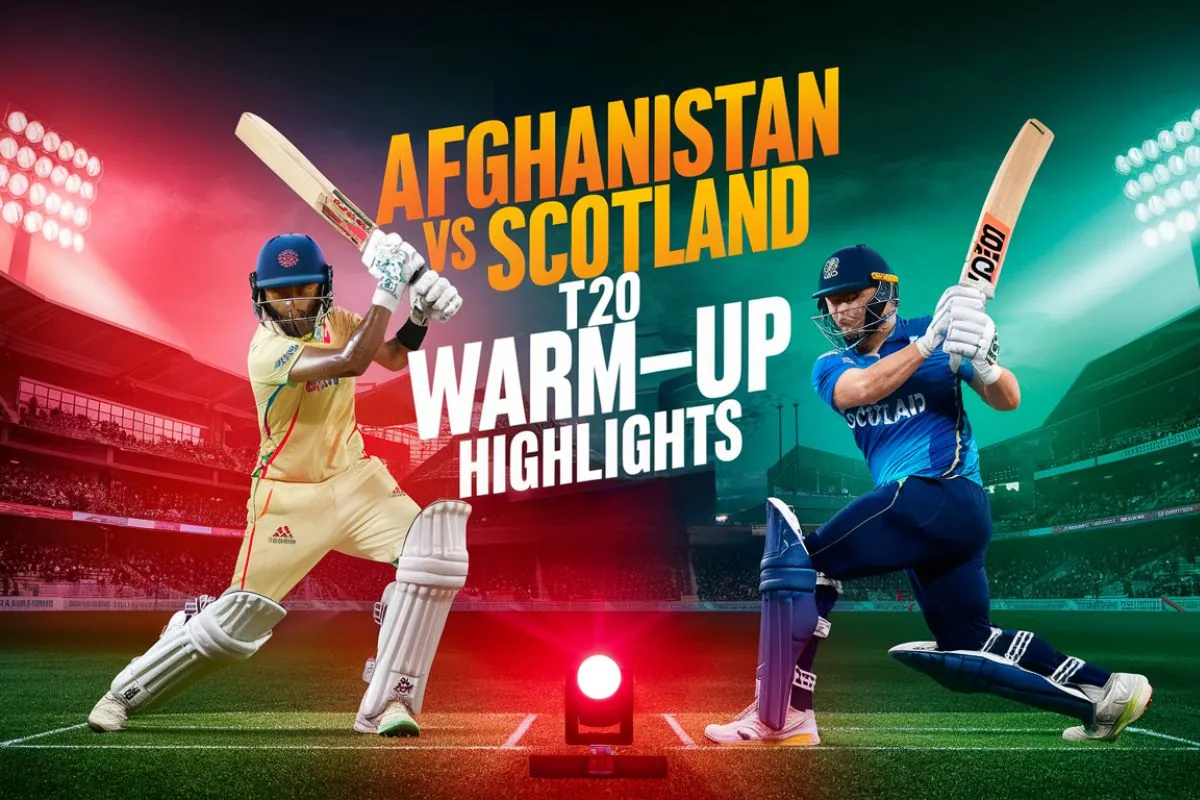 Afghanistan vs Scotland T20 Warm-up Match Highlights | T20 World Cup 2024