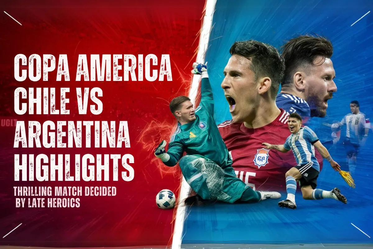 Copa America Chile Argentina Highlights: Copa América Thriller Decided ...