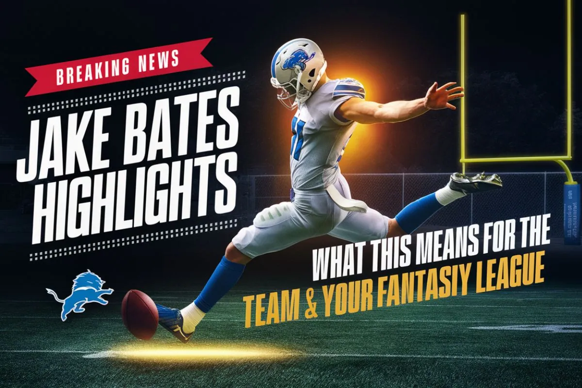 JAKE BATES UFL HIGHLIGHTS: WHAT THIS MEANS FOR THE TEAM & YOUR FANTASY ...