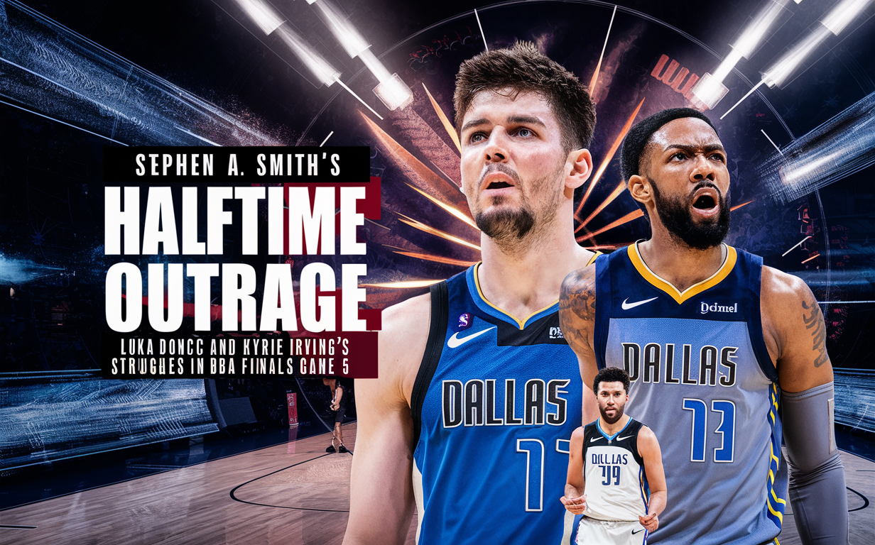 Stephen A. Smith's Halftime Outrage: Luka Doncic and Kyrie Irving's ...