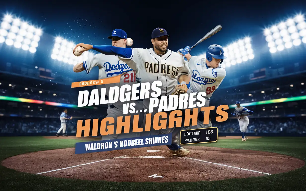 Dodgers vs. Padres Highlights: Waldron's Knuckleball Shines in San Diego