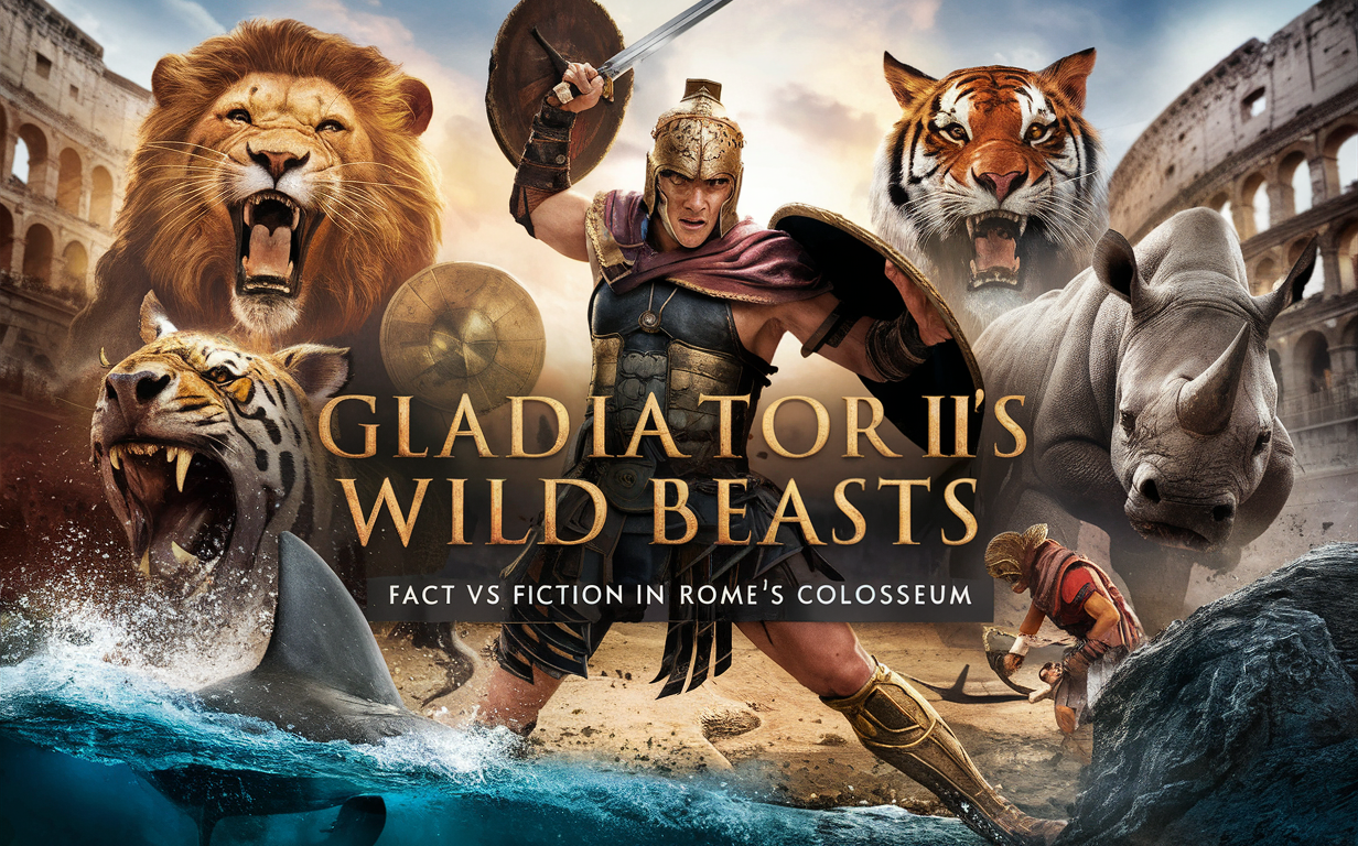 Gladiator II's Wild Beasts: Fact vs. Fiction in Rome's Colosseum