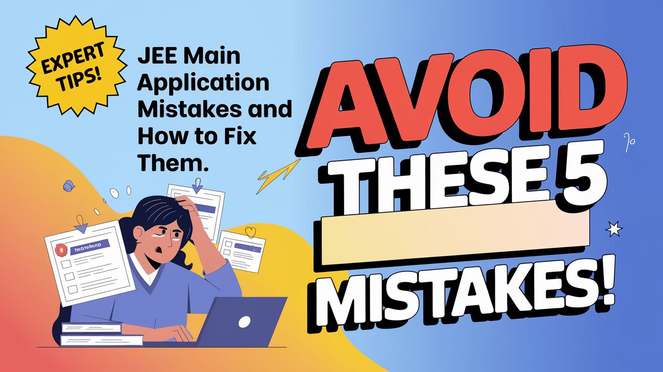 Top 5 Mistakes Students Make in JEE Main Applications and How to Avoid Them