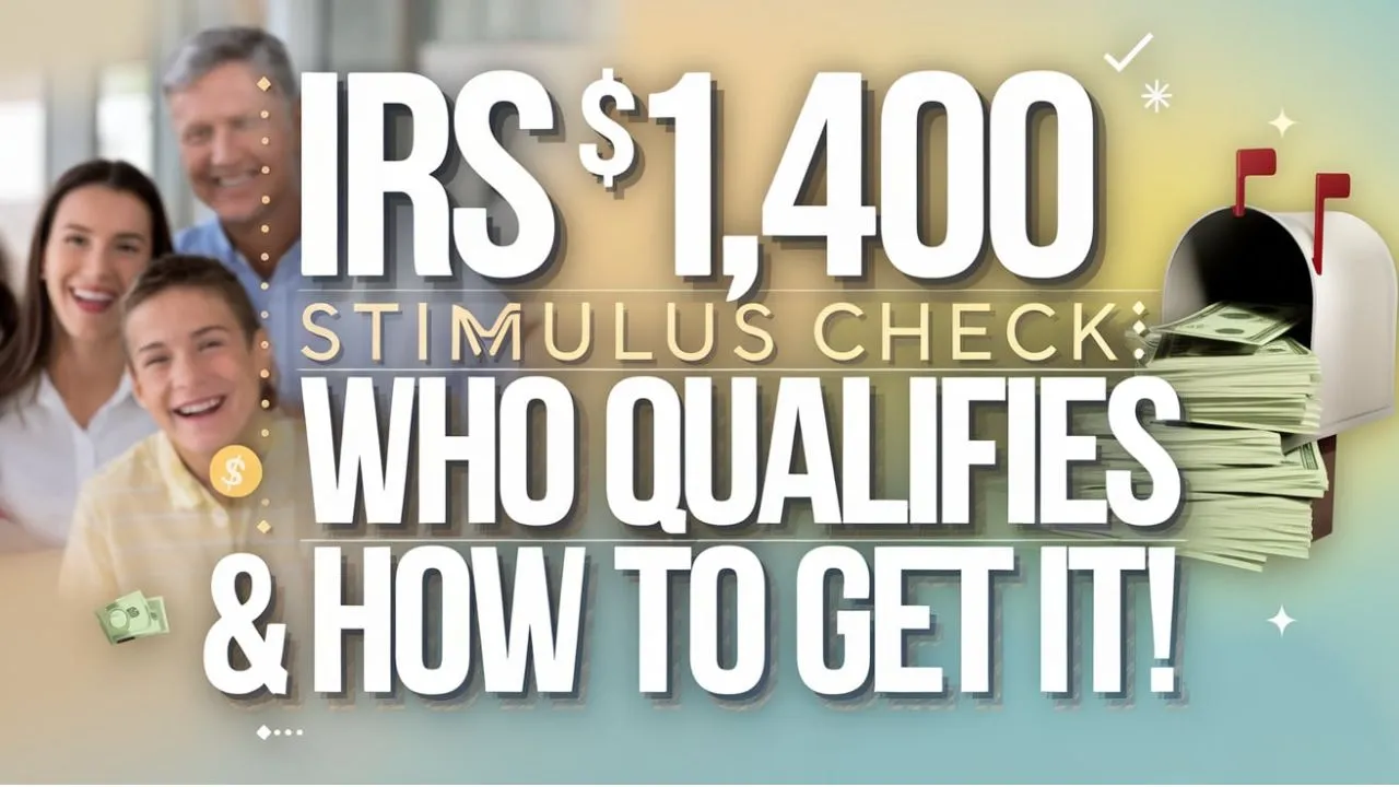 IRS $1400 Stimulus Check: Who Gets It and How to Claim Yours Now!